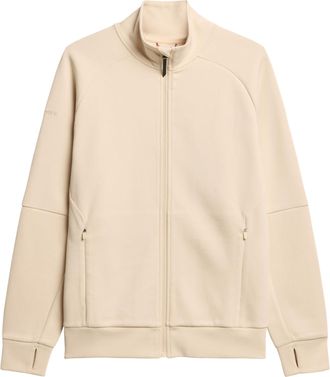 Superdry Herren Locker geschnittenes Tech Trainingstop Tapioka Creme Beige XXL