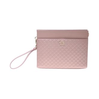 Baldinini Nude quilted leather unisex clutch - - Bags - Damen - Beige - ONE SIZE