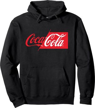 Coca Cola Ware Coca Cola Halbrotes, halb weißes Logo Pullover Hoodie