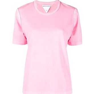 Bottega Veneta Femme, Tops, Rose, Taille: 40 FR T-Shirt