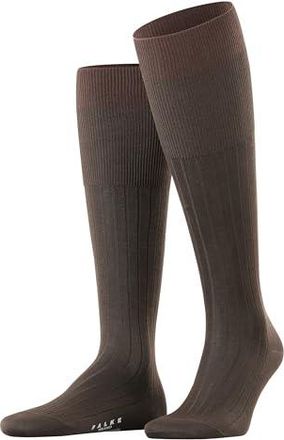 Falke Milano M Kh coton unies 1 paire, Chaussettes longues Homme, Marron Brown 5930, 41-42