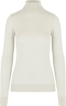 Bomboogie Homme, Pulls, Blanc, Taille: 42 FR Col roul&eacute; slim en m&eacute;lange de laine m&eacute;rinos