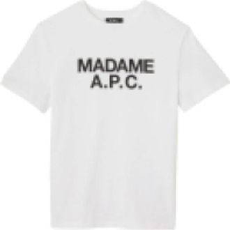 A.P.C. A.p.c., Femme, Tops, Blanc, Taille: 42 FR T-Shirt