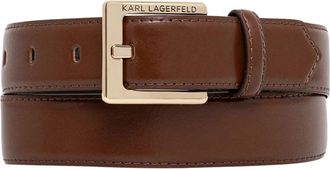 Karl Lagerfeld K Essential Belt - - Accessories - Damen - Braun - 65 CM