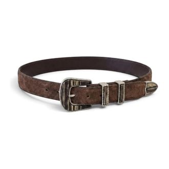 Alberto Luti Western Ranger 696/35 G&uuml;rtel - - Accessories - Herren - Braun - 100 CM
