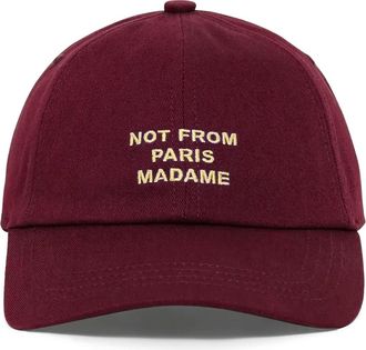 Drôle de Monsieur Caps & Mützen - Kappe mit Stickerei - Gr. ONE SIZE - in Rot - für Damen