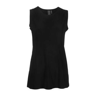 Norma Kamali Canotta in Jersey - - Tops - Damen - Schwarzk - L