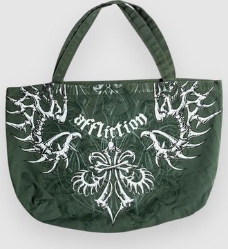 Affliction Skeleton Tasche dark tobacco