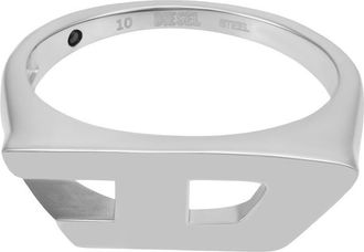 Diesel D Logo Unisex Edelstahl Siegelringe