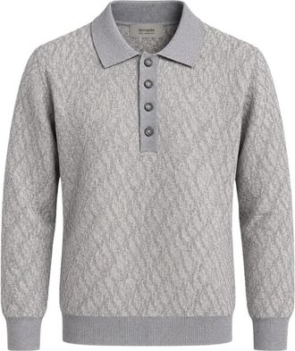 Ferrante Strick-Polo - - Tops - Herren - Grau - XL