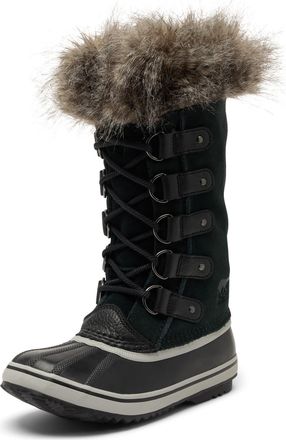 Sorel Damen Joan of Arctic Boot WP wasserdichte Schneestiefel, Black, Quarry, 36.5 EU