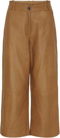 BTF-CPH 3/4 Lederhose mit weitem Bein - - Trousers - Damen - Beige - M