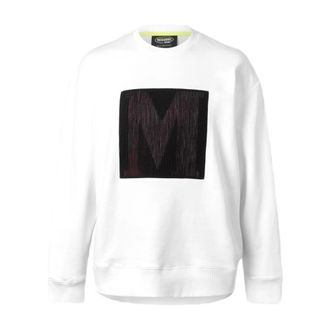 Missoni M Logo Rundhals-Sweatshirt - - Sweatshirts & Hoodies - Herren - Wei&szlig; - L