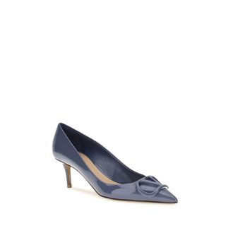Valentino Garavani Patent Leather VLogo Pump - Blue