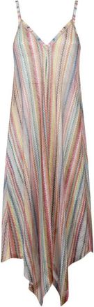 Missoni Femme, Robes, Multicolore, Taille: 36 FR Robe &agrave; motif Zigzag