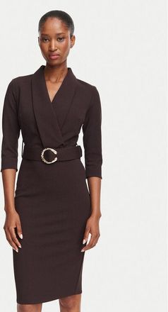 Rinascimento Rinascimento Coctailkleid CFC0131082003 Braun Regular Fit