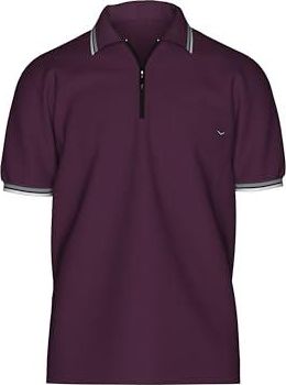 Trigema 627633 Polo, Aubergine, L Hommes