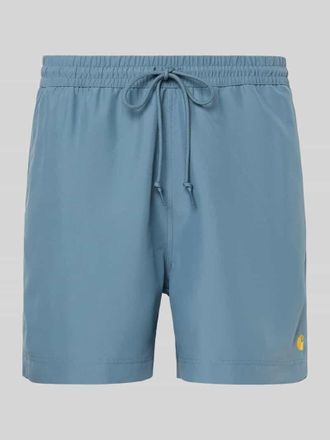 Carhartt Work in Progress Regular Fit Badeshorts mit Logo-Stitching Modell Chase