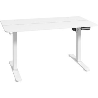 Vinsetto Vinsetto - H&ouml;henverstellbarer Schreibtisch 140 x 70 cm Elektrisch Computertisch mit 4 Memory-Voreinstellungen, Ergonomisch Steh-Sitz Tisch mit Haken