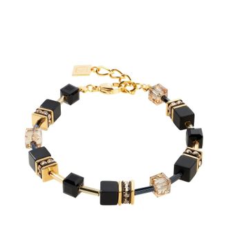 Coeur de Lion Armband - GeoCUBE Armband Onyx - Gr. ONE SIZE - in Schwarz - f&uuml;r Damen