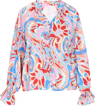 Usha Bluse Frauen Mehrfarbig Blau