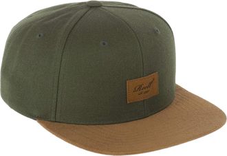 Reell Cap Suede 6-Panel Cap, Dark Olive, Einheitsgr&ouml;&szlig;e