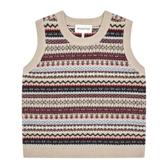 Munthe Rundhals-Strickware - - Knitwear - Damen - Mehrfarbig - L