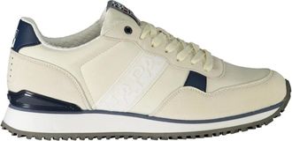 Napapijri Homme, Chaussures, Blanc, Taille: 45 EU Chaussures de Sport Blanches Logo Contrasté