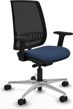 Piqueras y Crespo Hochgepolsterter Stuhl Alares mit 2D-Armlehnen, h&ouml;henverstellbare Lendenwirbelst&uuml;tze, ausgestattet mit Syncro/Traslack und eingespritztem Schaum. Mit 