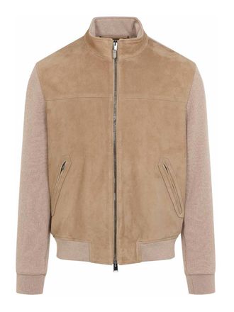 Canali Bomberjacke - Beige