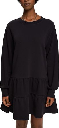Esprit Damen 122CC1E318 Kleid, 001/BLACK, L