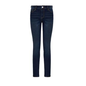 A|X Armani Exchange Schmale Blaue Denim Jeans - - Jeans - Damen - Blau - W24