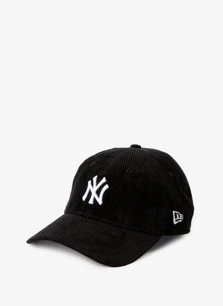 New Era Casquette visi&egrave;re courb&eacute;e aspect velours c&ocirc;tel&eacute; en coton