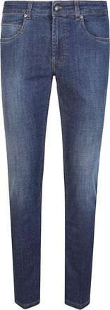 Fay Homme, Jeans, Bleu, Taille: W32 Jean 5 Poches