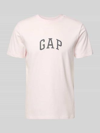GAP T-Shirt mit Logo-Patch und Rundhalsausschnitt