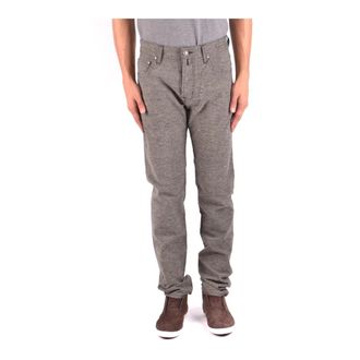 Jacob Cohen Straight Leg Hose - - Trousers - Herren - Grau - W33