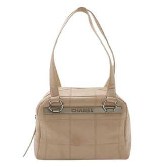 Chanel Pre-owned Caviar Mini Boston Schultertasche - - Pre-owned - Damen - Beige - ONE SIZE