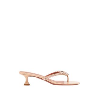 Amina Muaddi Damen, Schuhe, Beige, 40 EUGr&ouml;&szlig;e