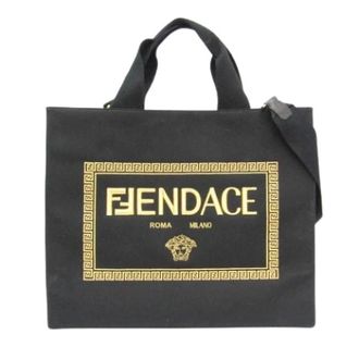Fendi unisex, Pre-owned, Noir, Taille: ONE Size Sac fourre-tout en toile Pre-owned