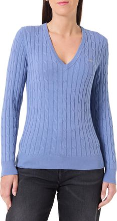 GANT Stretch Cotton Cable V-Neck