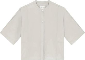 Loulou Studio Femme, Blouses et Chemises, Beige, Taille: 42 FR Aylin Blouse