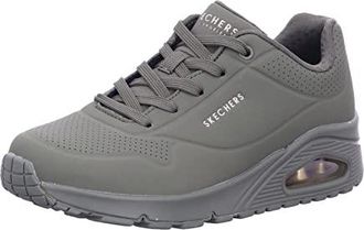 Skechers Femme Uno Stand On Air Baskets Tendance, Olive Durabuck, 36 EU