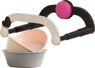 Generico Wandorganizer f&uuml;r Badezimmer, Wandschneidebretthalter, Organizer f&uuml;r Waschbecken ohne Bohren, f&uuml;r Badewanne, Toilette, Badezimmer, Dusche, K&uuml;che