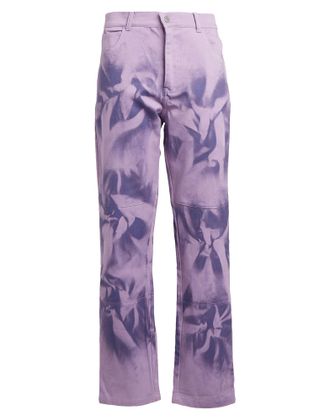 8 by YOOX UNISEX COTTON DENIM TIE & DYE WORKPANTS