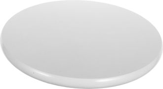 Cabilock Barhocker Sitzfläche Ersatz Rundes Holzsitz Top Ergonomisch Verstärkte Struktur Einfach Montage Für Innen Außen Bar Weiß