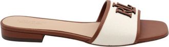 Polo Ralph Lauren Femme, Chaussures, Beige, Taille: 38 EU Lowell Slider