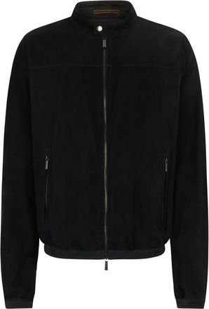 Moorer Homme, Vestes, Noir, Taille: M Orazio Leather Jacket