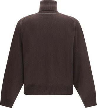 Brunello Cucinelli Cashmere Turtleneck Sweater - Brown