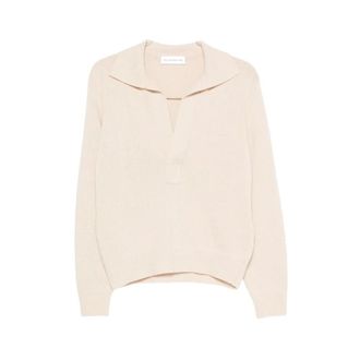 Victoria Beckham Elder Pullover - - Knitwear - Damen - Beige - M