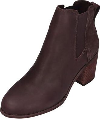 Toms Femme Evelyn Bottine Chelsea, Blackberry Leather Suede, 36.5 EU